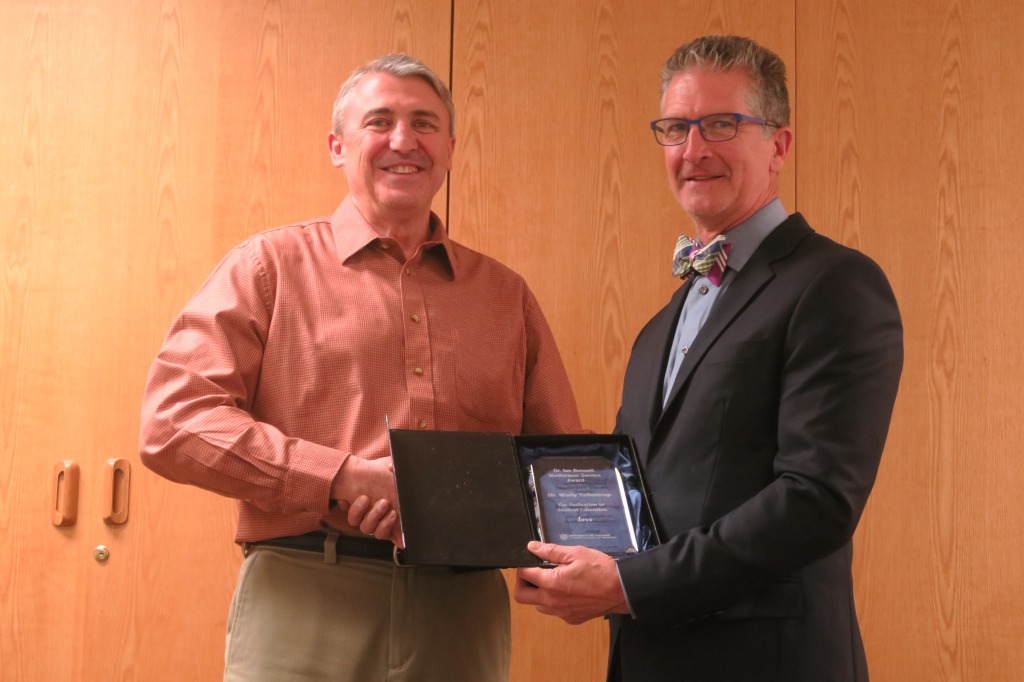 Dr. Tollestrup honoured for his rural medical service › Westwind Weekly